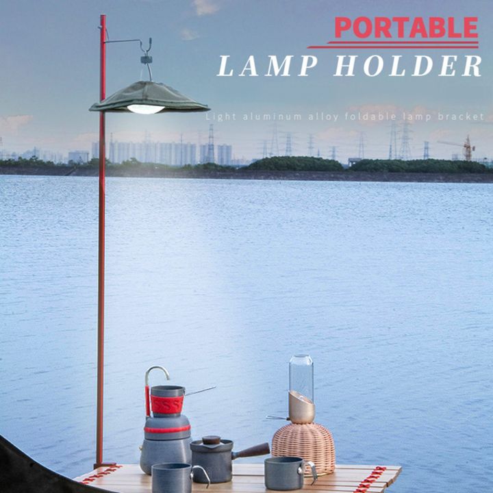Detachable Lantern Stand Lamp Tripod Camping Lamp Bracket Lamp Holder ...
