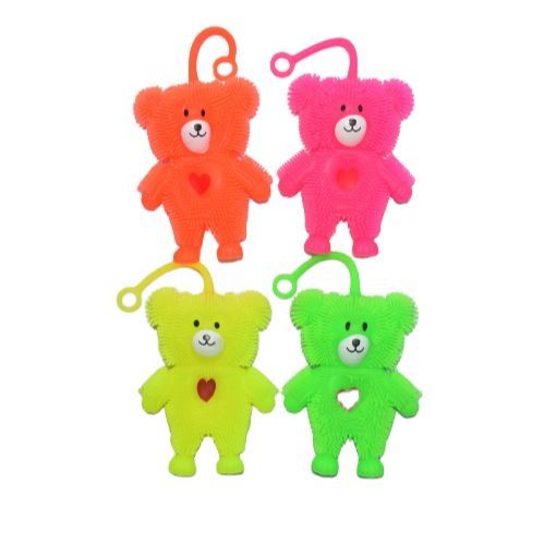 Smiley Face Teddy Bear Puffer with Sensory Light 2 Pc Set | Daraz.com.np