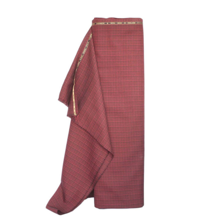 Maroon Box Design Unstitched Fabric For Suit, 3 Meter | Daraz.com.np
