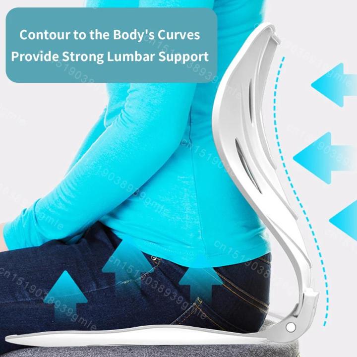 Sitting Posture Correction Waist Support Chair Seat Cushion Back Lumbar ...