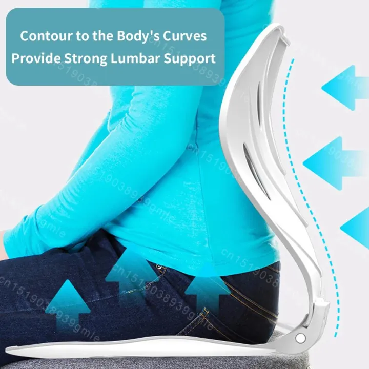 Sitting Posture Correction Waist Support Chair Seat Cushion Back Lumbar ...