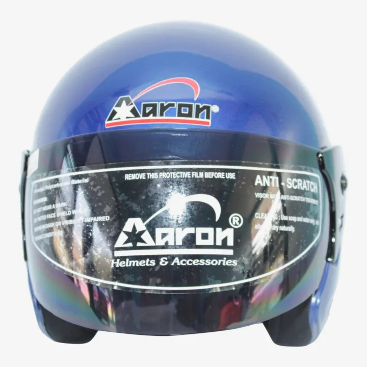 Blue Color Aaron Apex Half Helmet | Daraz.com.np