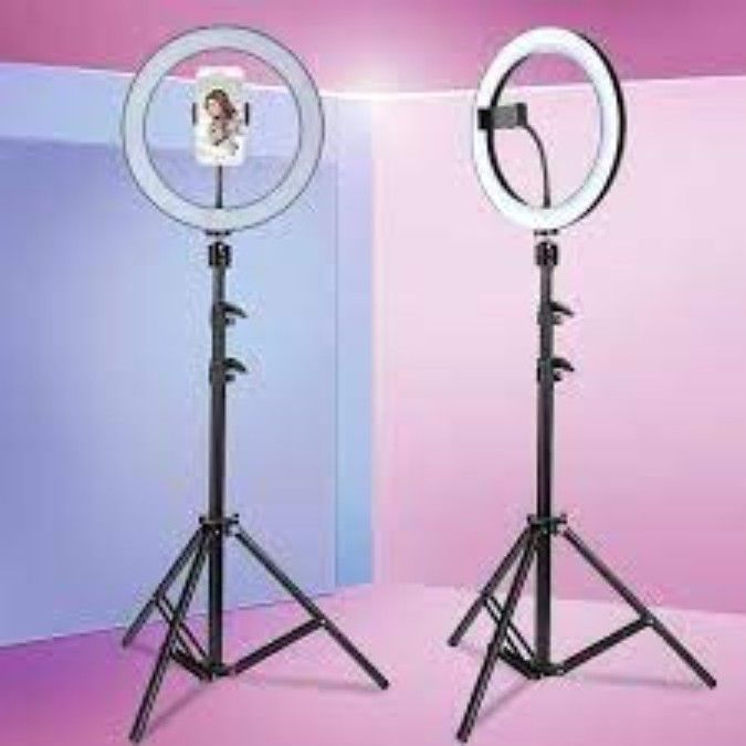 32cm Ring Light With 7 Feet Stand A Mobile Holder And 3 Color Mode ...