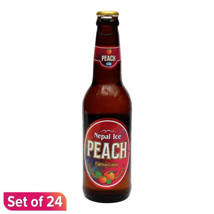 Nepal Ice Peach Flavoured Beer Beer 330ml Set Of 24 | Daraz.com.np