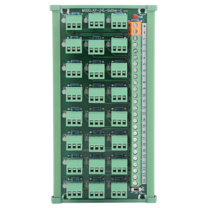 Terminal Block 3-Wire 24-Channel Acquisition Board NPN PNP Output KP ...