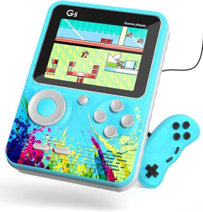 G5 Handheld Game Box Classic GamePlayer Built-in 500 Games Mini Retro ...