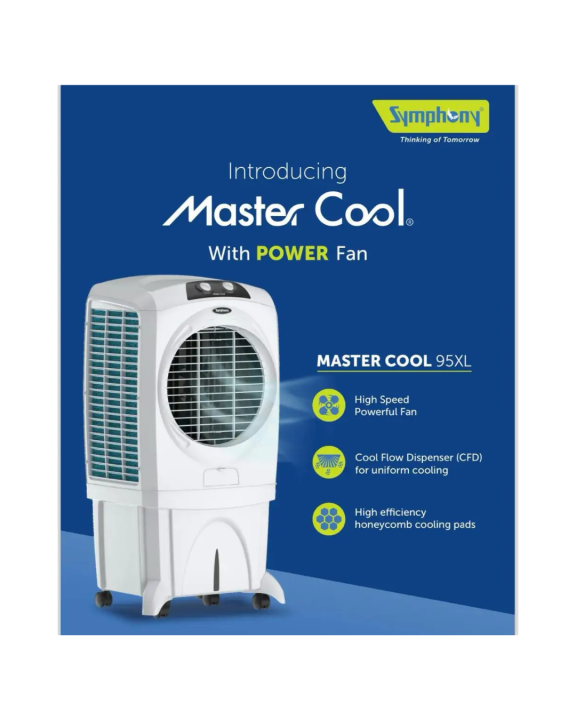 Symphony Air Cooler MasterCool 95EX Honeycomb 190 Watt 95 Ltr - Big ...