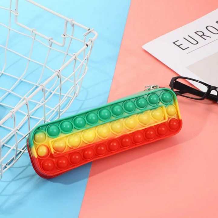 Antistress Pops Fidget Toy Bag Push Its Bubble Stress Reliever Squeeze Hand Bage Soft Squishy ...