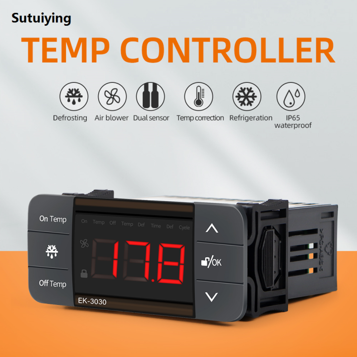 Sutuiying Digital Temperature Controller 220V Cool Heat Switch New ...