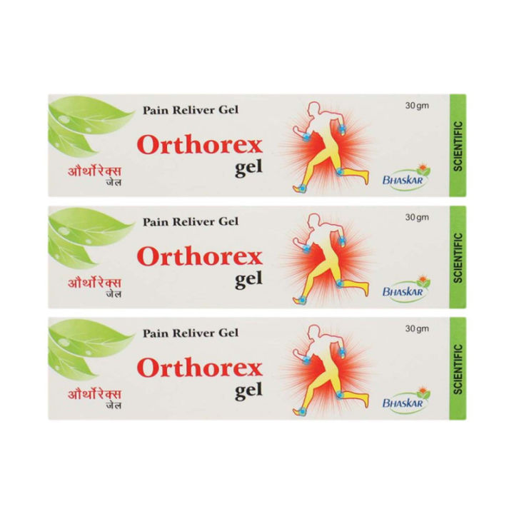 Pack Of 3 Orthorex Pain Reliver Gel-35g | Daraz.com.np