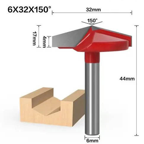 V-Router Bits 150⁰ | Daraz.com.np