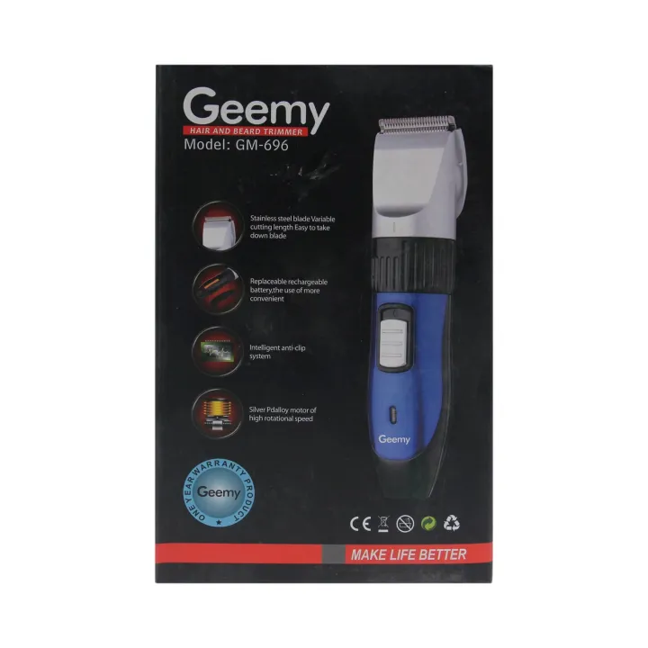 Geemy Hair And Beard Timmer GM-696 | Daraz.com.np