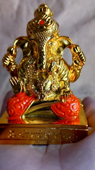 Lord Ganesh Small Size Murti, Gold Sculpture & Statue | Daraz.com.np