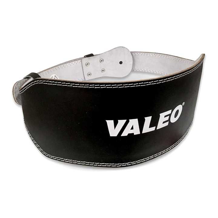 Muscleblaze Valeo Leather Gym Belt Padded Weight Lifting Belt For Back ...