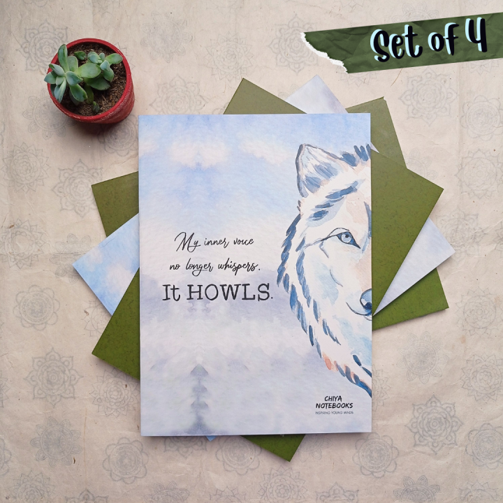 Chiya Notebooks Animal 1 (Set of 4) (A4) (Rs. 100 per piece) | Daraz.com.np