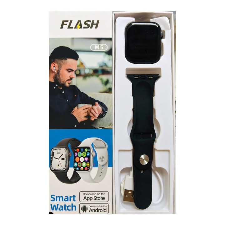Flash M5 1.9 Inch Full Display SmartWatch Bt Call Music Control Health ...