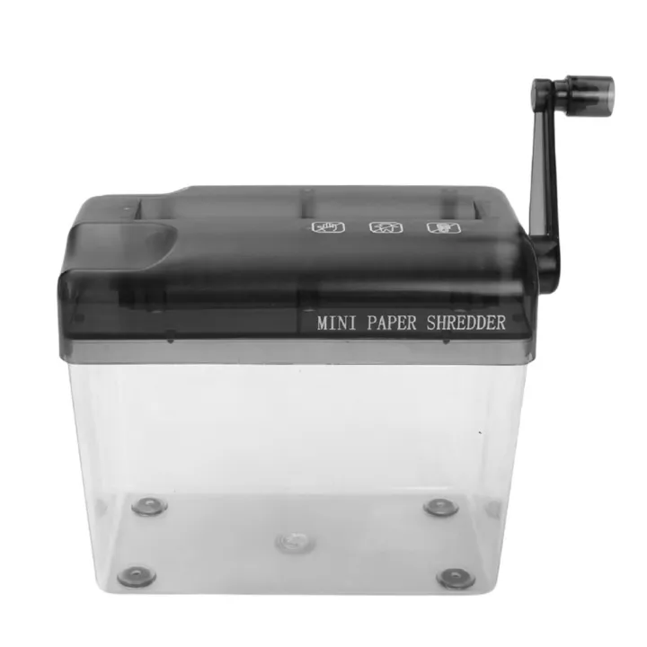 Mini Hand Shredder Portable Paper Shredder A6 Manual Shredder Documents ...