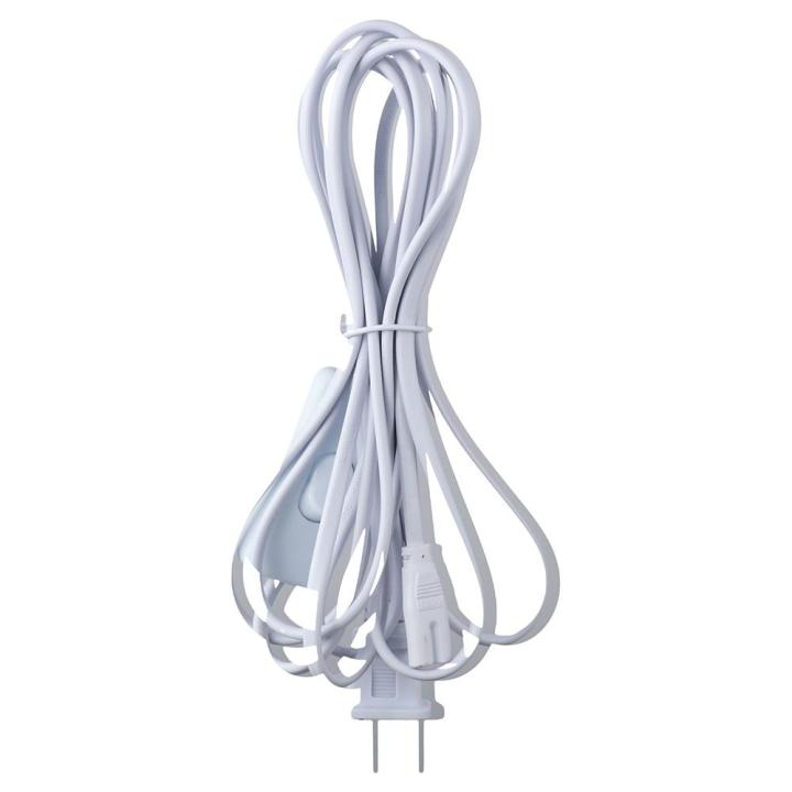 Portable Plastic 3pin T5 T8 LED Switch Wire Copper White 10ft LED Tube ...