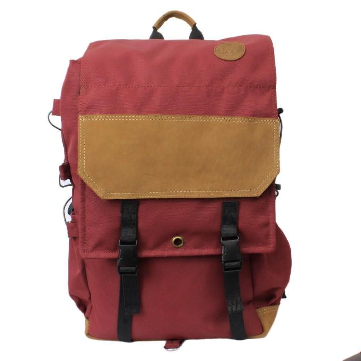 Maroon Flap Lock Backpack-Unisex | Daraz.com.np