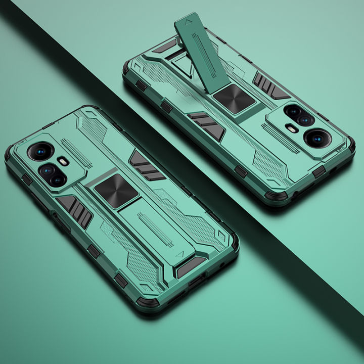 Vantime for Xiaomi Redmi Note 12S 4G Case Shockproof Kickstand Armor Camera Lens Protector Hard ...