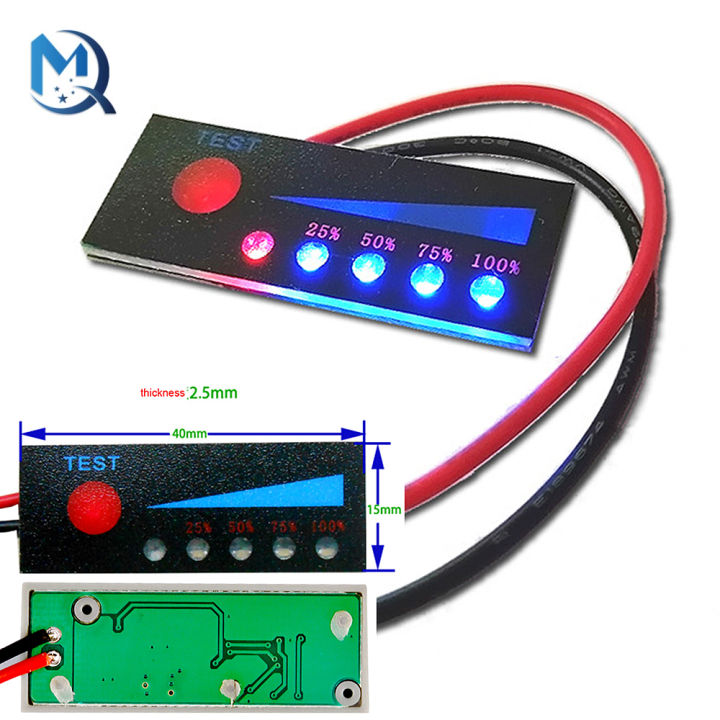 1S 2S 3S 4S 5S 6S 7S 4.2V-29.4V Lithium Battery Li-po Li-ion Capacity ...