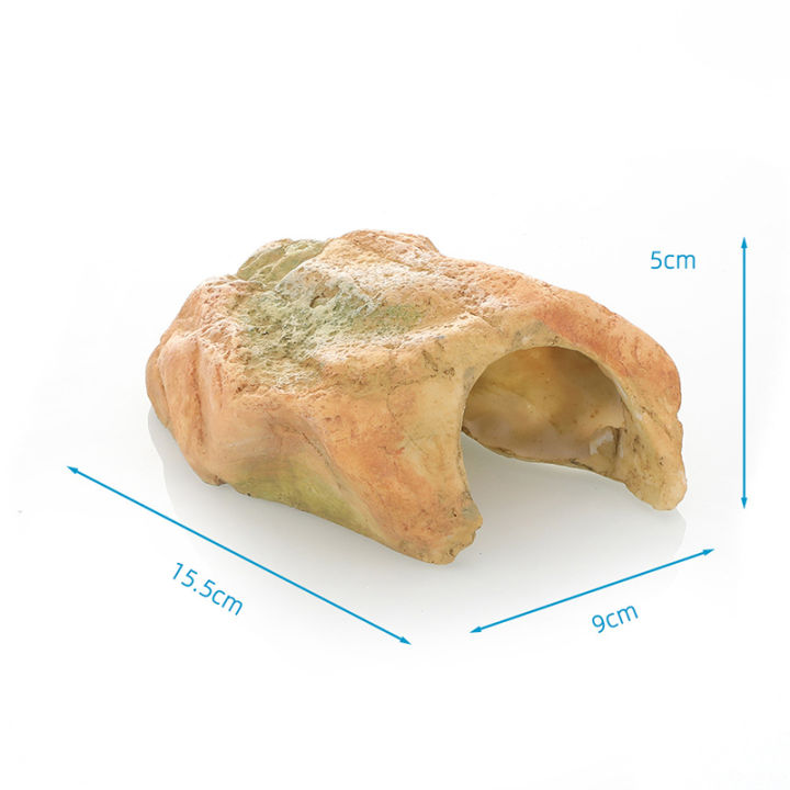 Reptile Fish Tank Hideout Turtle Reptile Basking Hide Hideout Turtle ...