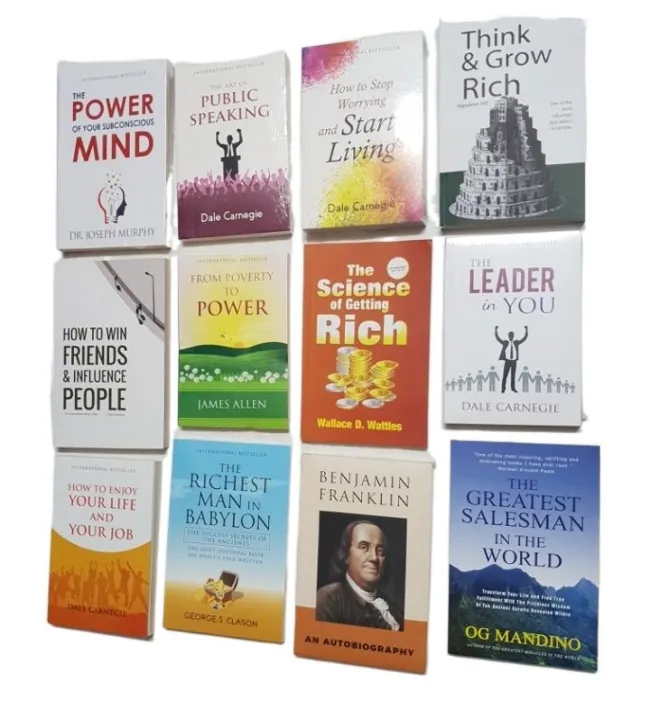 Combo Pack 12 In One Best Selling Self-help And Motivational Book Must ...