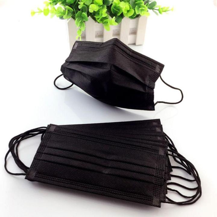 Black Disposable Face Mask - 50 Pcs | Daraz.com.np