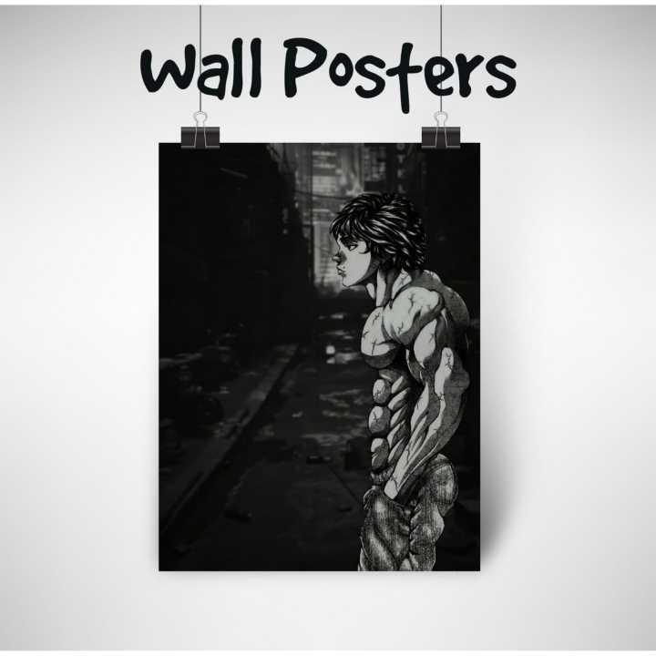 Baki Hanma - Body Structure Wall Poster |Exclusive Release | Wall ...
