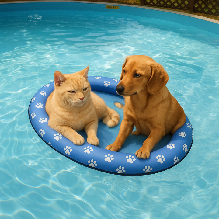 Travel Supplies Foldable Dog Swimming Float Soft Cooling Pet Inflatable ...