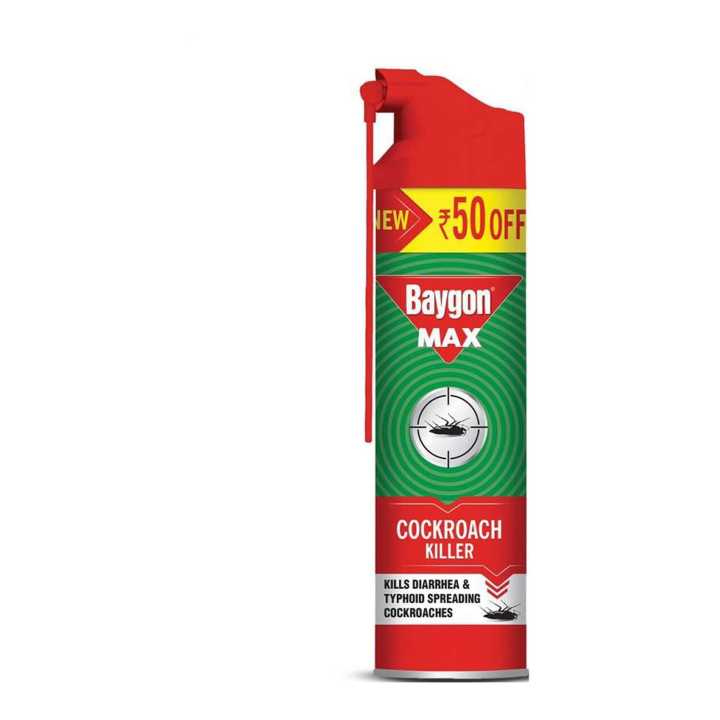Baygon MAX Cockroach Killer 625ml | Kills Diarrhea & Typhoid spreading ...