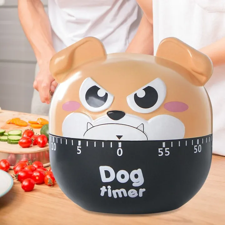 Cute Stainless Steel Kitchen Timer Egg Shape Small and Compact Cooking ...