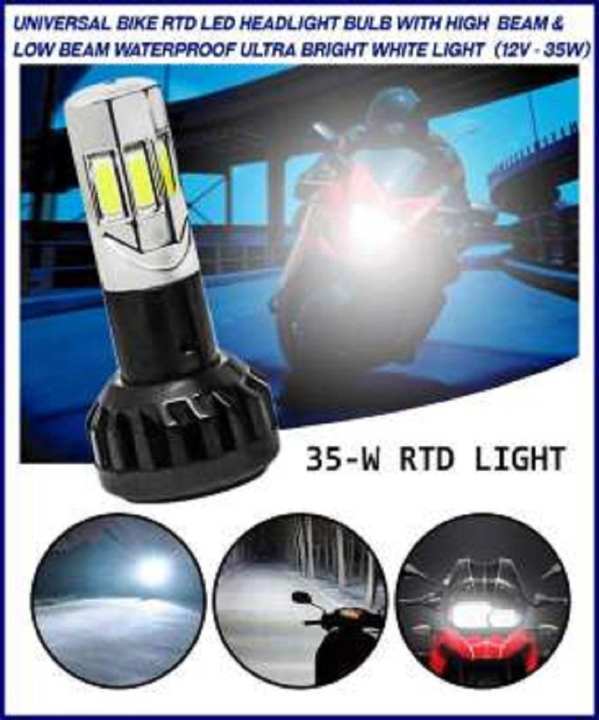 Universal Bike Rtd Led Fog Headlight Bulb With High Beam & Low Beam ...