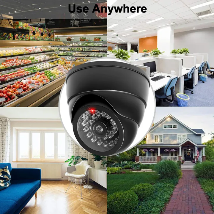 Fake Security Camera Simulation Conch Camera Red Flashing LED Light ...