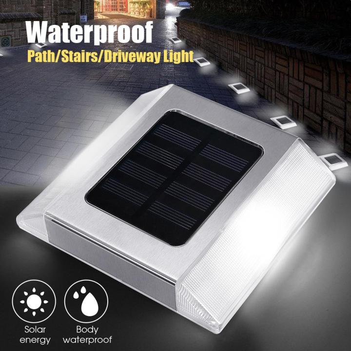 Colorful lifeLED Solar Power Road Pathway Stair Path Light Garden ...