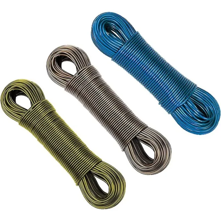 Strong Wet Cloth Laundry Rope Pvc Coated Metal Cloth Drying Wire ...