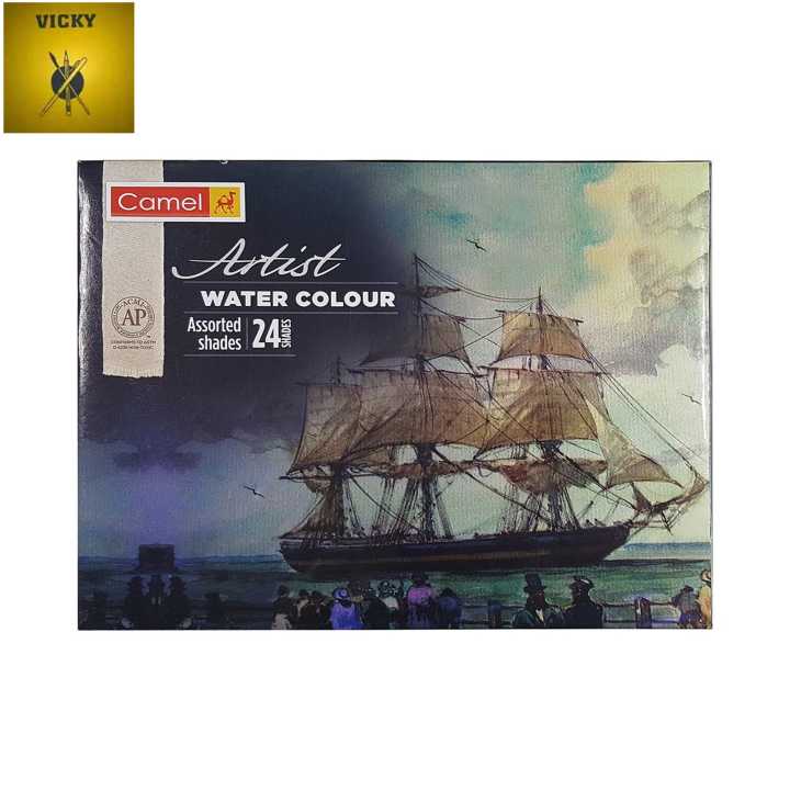 Camel Artist Watercolor Set-24 Shades, 5ml Each | Daraz.com.np