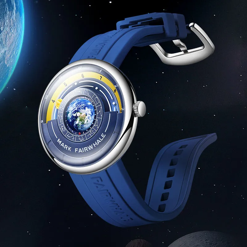 Mark Fairwhale Planet Dial Quartz Wrist Watch For Men Fw-5700-r2 | Jeevee