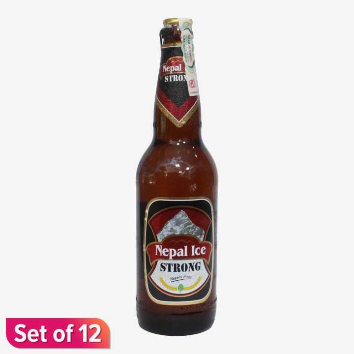 Nepal Ice 7% ALC Strong Beer 650ml Set Of 12 | Daraz.com.np
