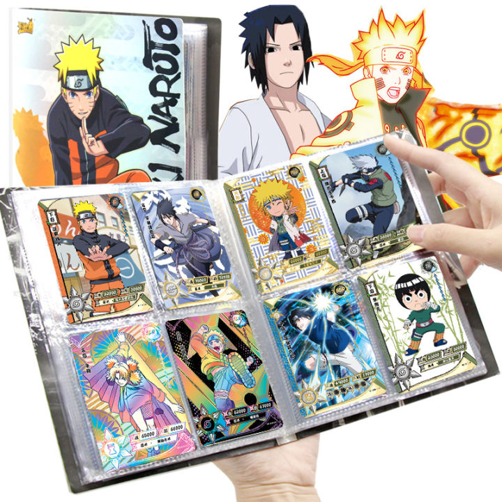 80/160PCS Album Naruto Cards Holder Book Letters Paper Games Children ...