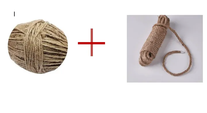 50 Meters Jute Thread || Rope Natural Twine Cord Natural 2-Ply (50 ...