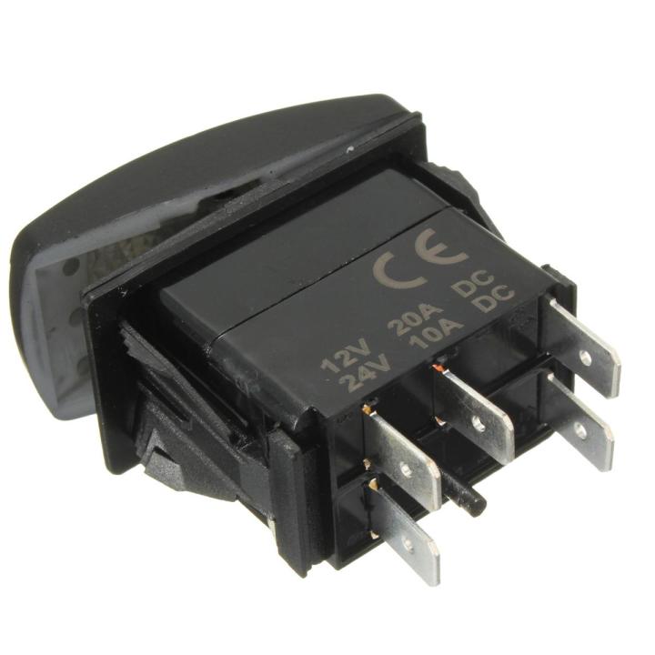 LASER ETCHED ROCKER SWITCH DUAL BACKLIGHT LED LIGHT BAR FOG WORK LIGHT ...