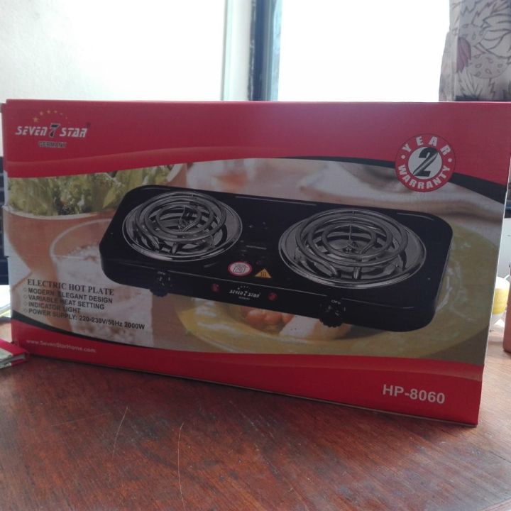 Seven Star Double Burner Electric Solid Hot Plate HP-8060 | Daraz.com.np