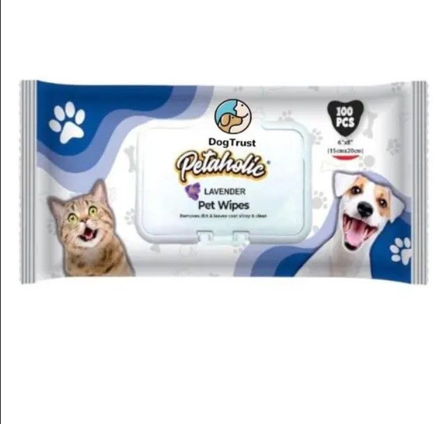 Petaholic Lavender Pet Wipes By Crown Aquatics | Daraz.com.np