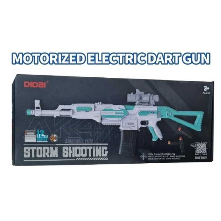 Automatic Gun Toy Assault Rifle PUBG AK47 Model with See Through Scope ...