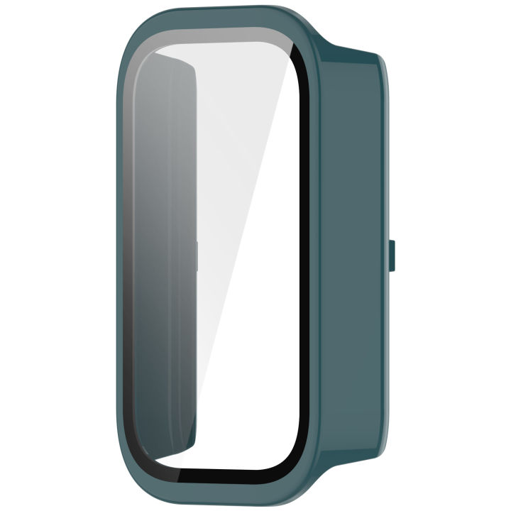 Luxury Tempered Glass Case for Xiaomi Mi Band 9 Active Smartwatch Band ...