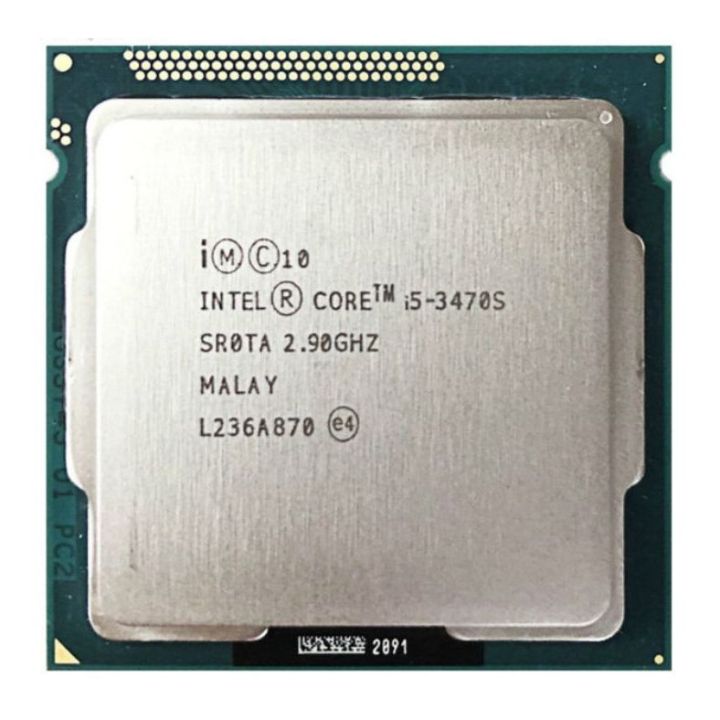 Intel® Core™ i5-3470S (3rd Generation) 2.9 GHz 4 Cores 4 Threads ...