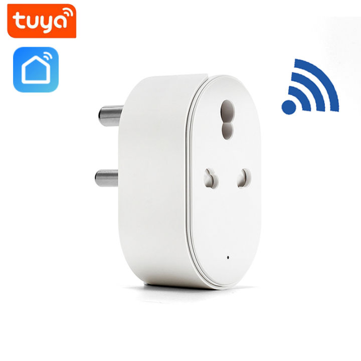 Tuya WiFi Smart Socket Plug 16A With Power Metering | Daraz.com.np
