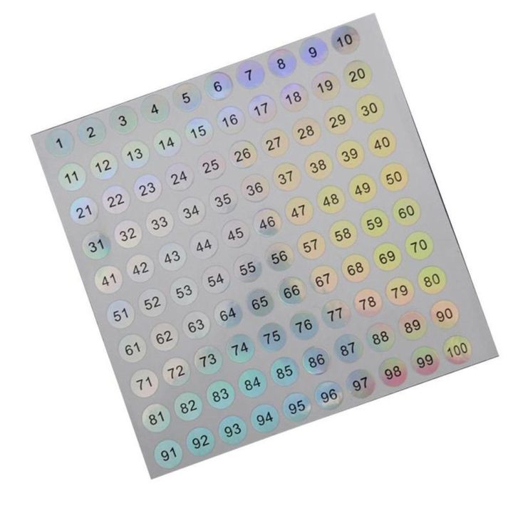 1-500 Box Paper Embroidery Tool Package Label Distinguish Self Adhesive ...