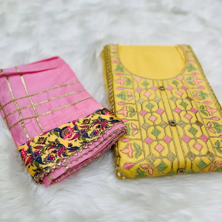 NS Fashion Women Formal Wear Unstitched Fabric | Daraz.com.np